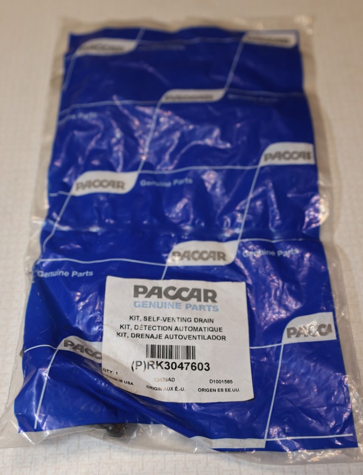 Paccar Self Venting Drain Kit Part # RK3047603 NEW | eBay