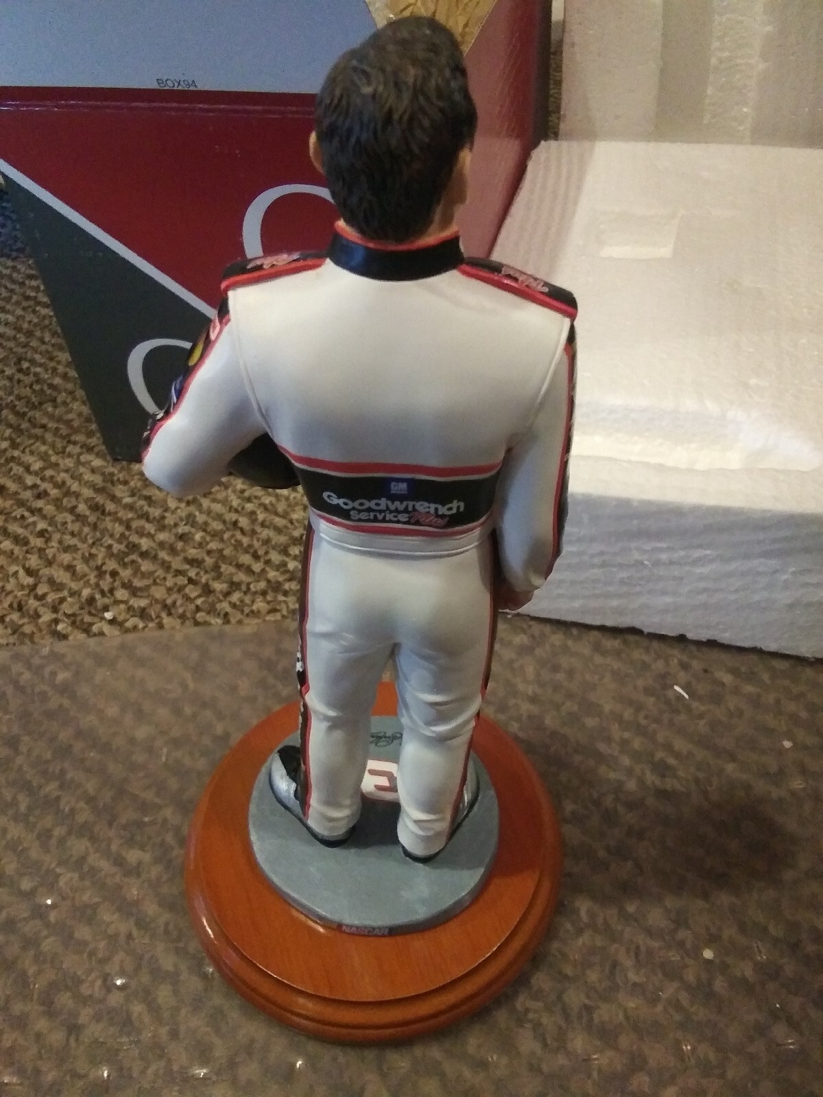Dale Earnhardt Sr 2001 Character Collectibles Holding Helmet First ...