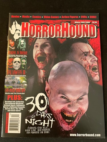 HORROR HOUND #8 Winter 2007/2008, 30 Days of Night | eBay