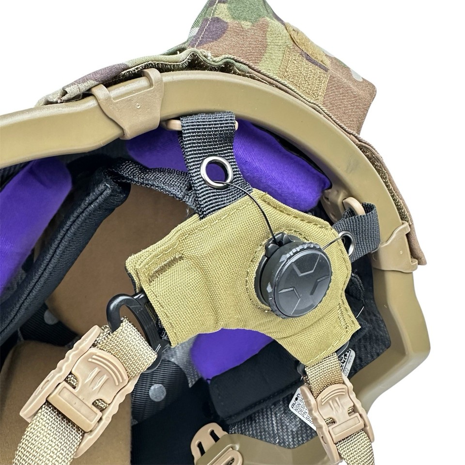 US Army 3M Ceradyne IHPS F70 Helmet Boltless 4 Point BOA Dial Chinstrap ...