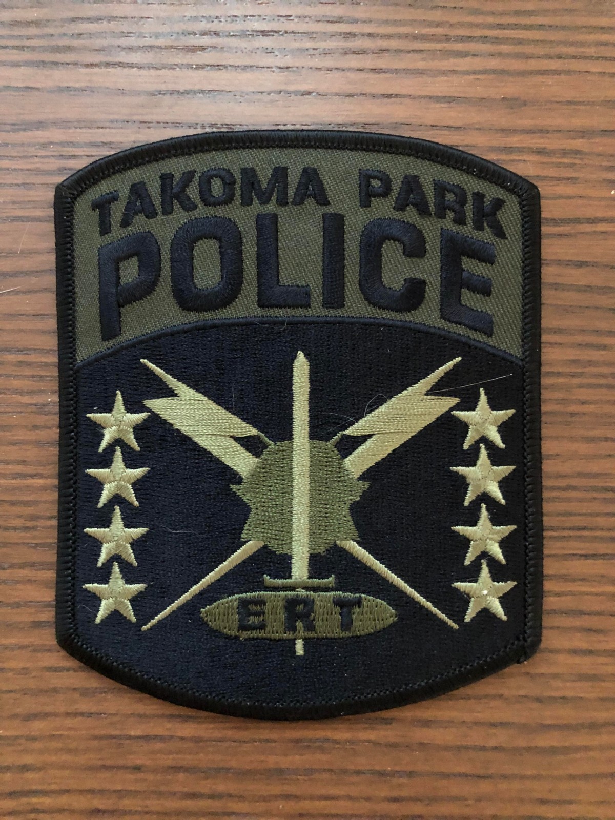 Takoma Park Police ERT SWAT Version #2 Police Patch | eBay
