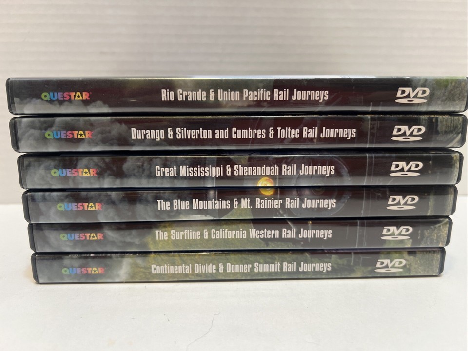 Great American Scenic Railroads (DVD 2009 12 Hours 6-Disc Set ...