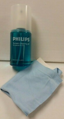Philips Screen Cleaning Gel Kit for Plasma & LCD 6.75 oz Spray w/ Cloth ...