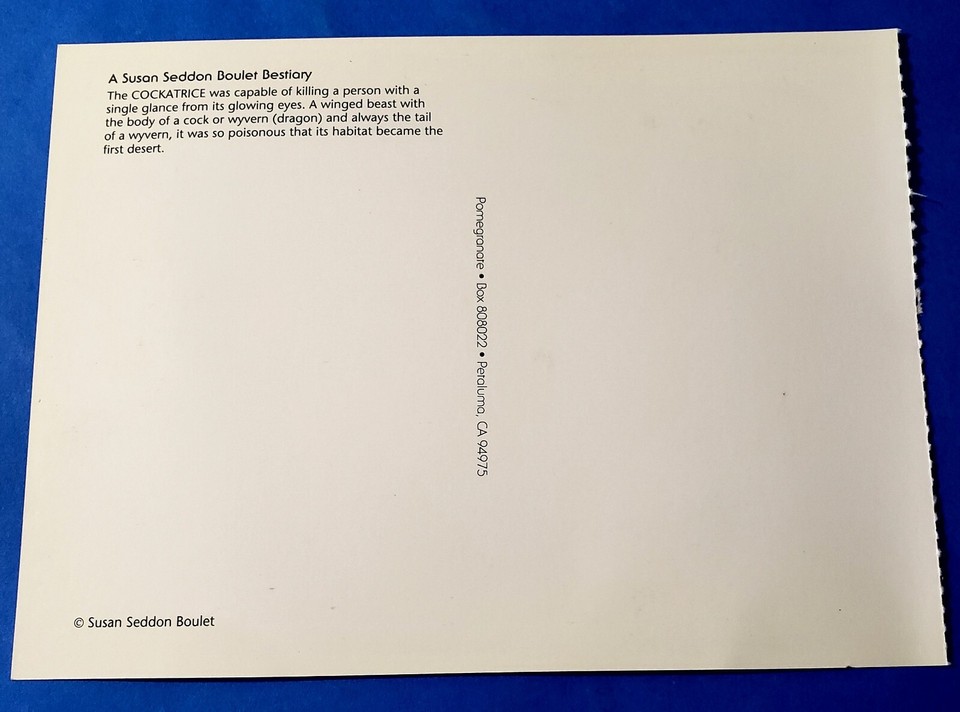 Postcard "Cockatrice" Susan Seddon Boulet 6.5"x 4.75" | eBay