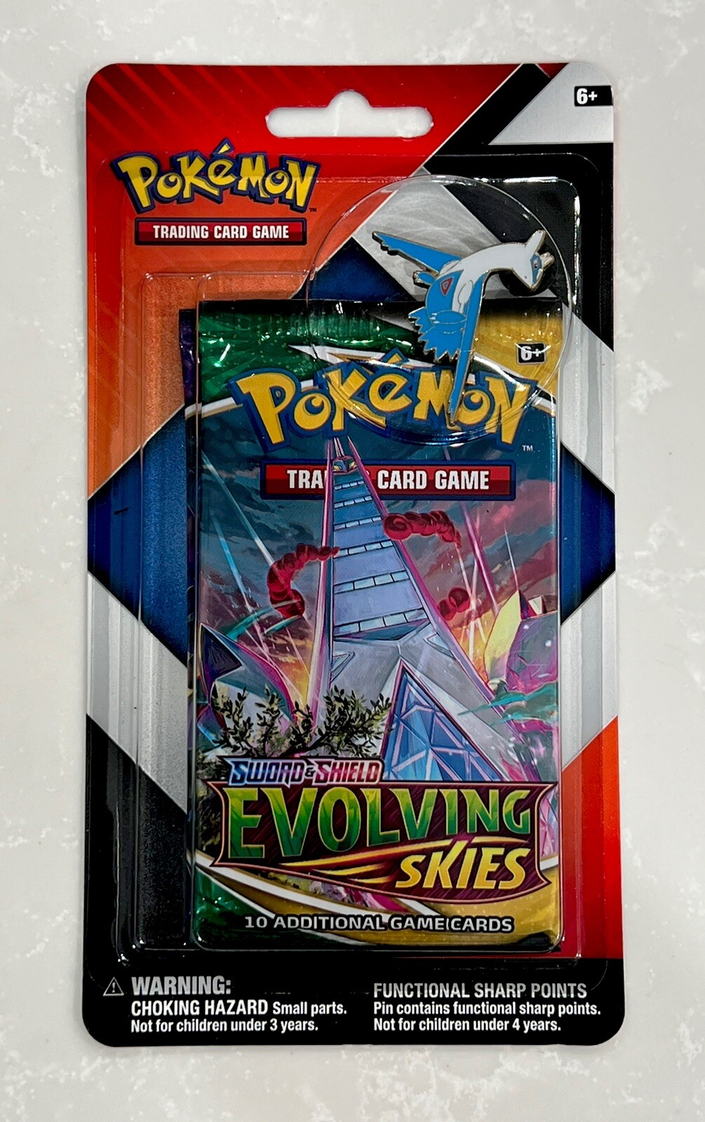 Pokémon 2-Pack Pin Blister: Evolving Skies, Chilling Reign + Pin - 20 ...