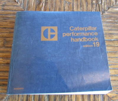 Manuals & Books - Caterpillar Performance Handbook Edition