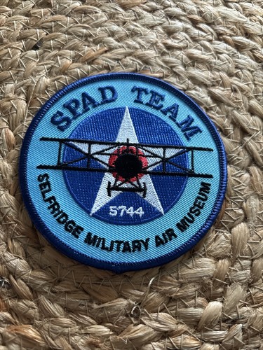 SPAD Team Selfridge Military Air Museum 5744 PATCH Rare Historic Plane ...