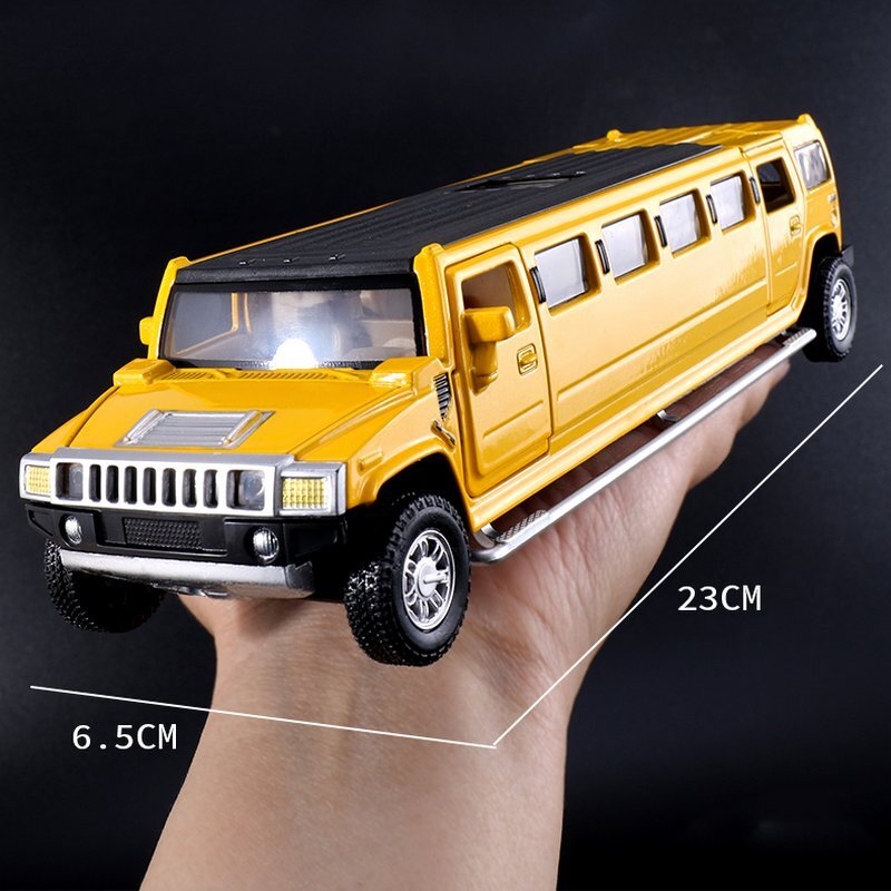 Yellow Hummer Limo