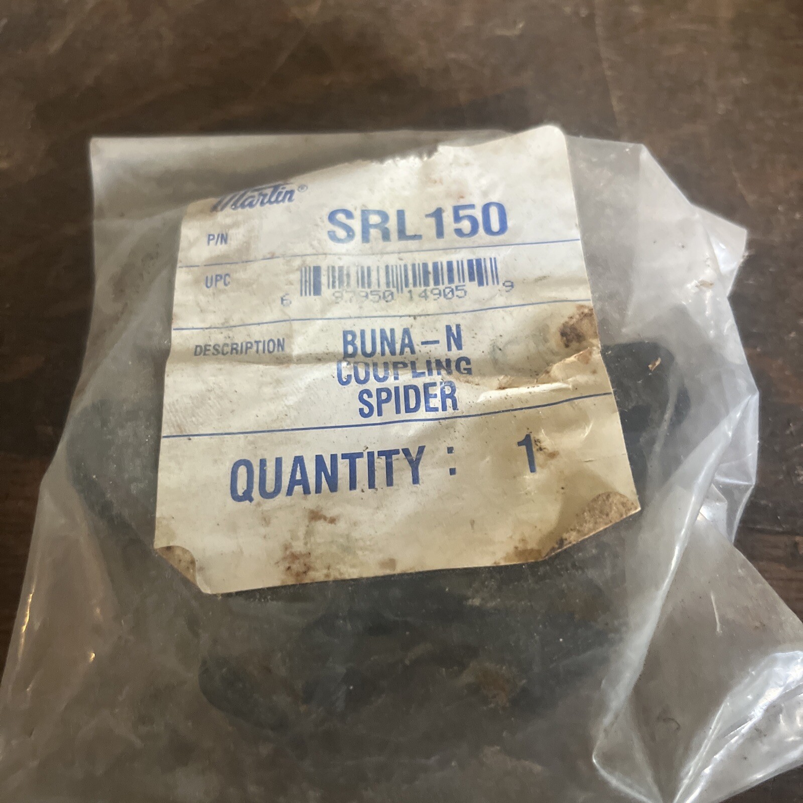 Martin SRL150 Spider Buna-n Rubber Inch 6 Teeth for sale online | eBay