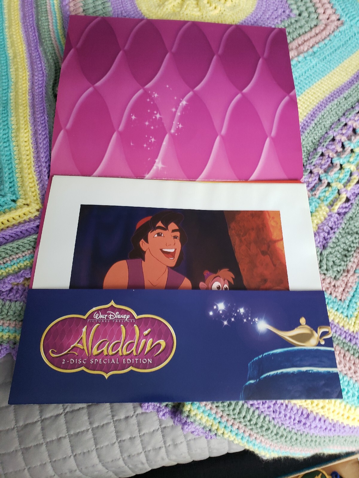 2004 Disney Store 11x14" Lithograph Special Edition "ALADDIN" 4 Print Portfolio | eBay