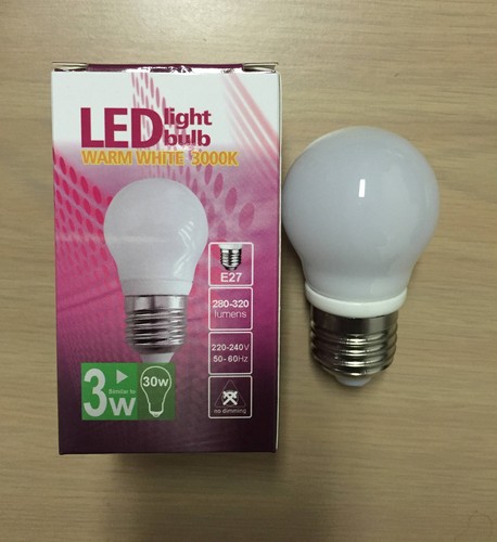 3 X Spare Led Bulb Frosted Warm White E27/3W 3000K | eBay Australia