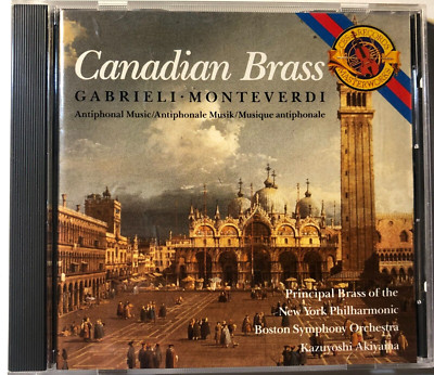 Canadian Brass Antiphonal Music by Gabrieli & Monteverdi CD Kazuyoshi ...