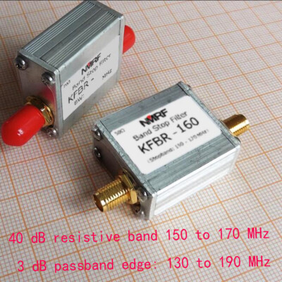 150~170MHz Bandstop Filter for Cutting 160MHz ISM Signal, SMA Interface ...