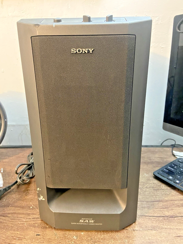 Sony SA-WMS230 S.A.W. Powered Active Subwoofer Magneticall7y Shielded ...
