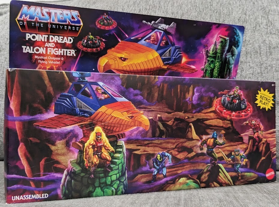 Masters of the Universe Origins MOTU Point Dread and Talon Fighter NEW ...