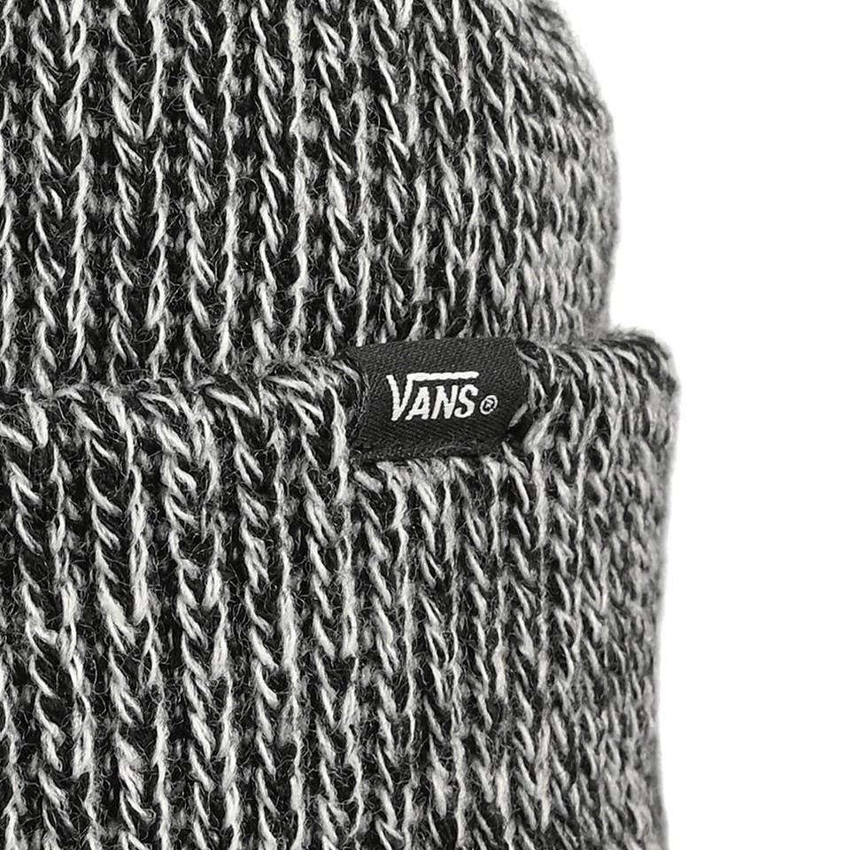 Vans Core Basic Cuff Beanie Hat - Black Heather | eBay Australia