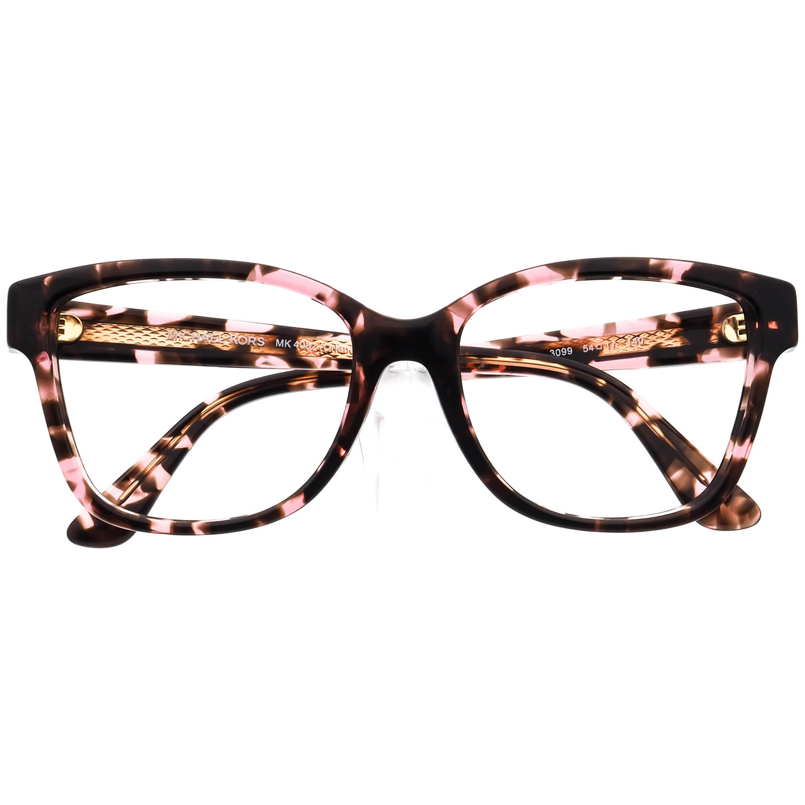 Michael Kors Eyeglasses MK 4082 (Orlando) 3099 Pink Tortoise Frame 54 ...