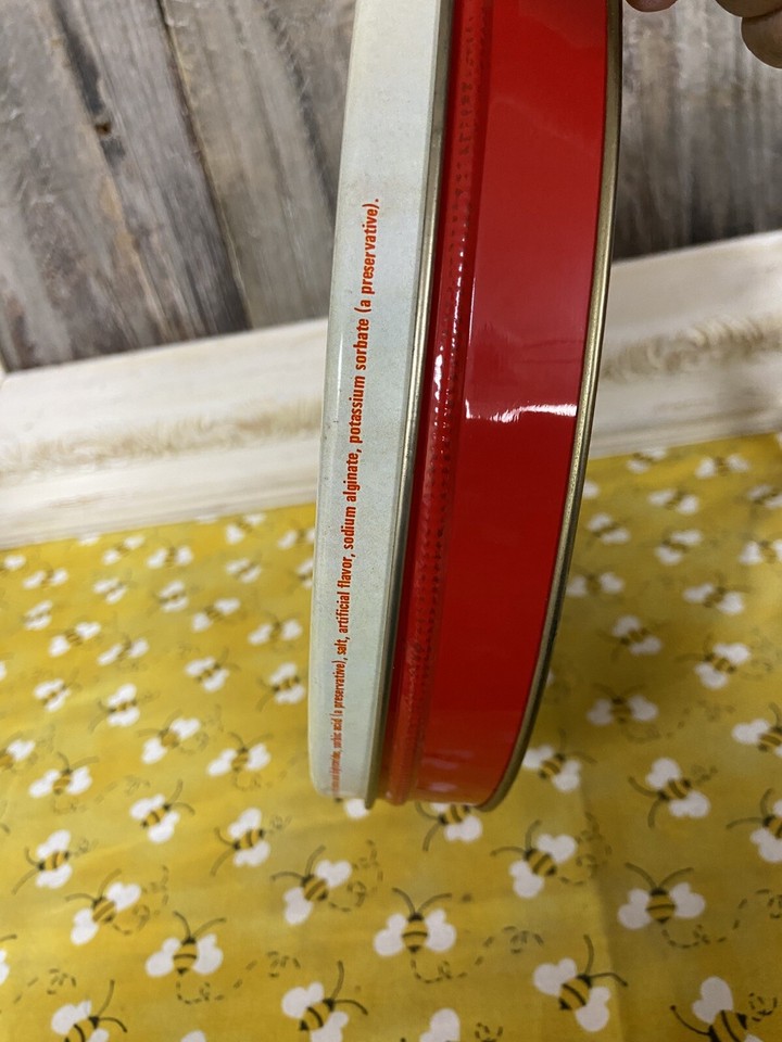 Vintage Promotional Rainbo Fruit Cake Tin STARBURST Mid Century | eBay