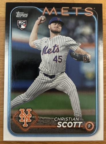 New York Mets 2024 Topps Update Team Set 10 Cards Christian Scott RC ...