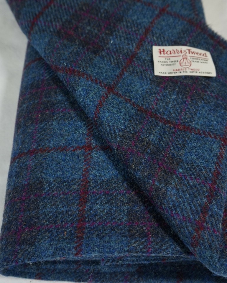 Harris Tweed Fabric 100% wool Craft Material 50cm x 50cm - various ...