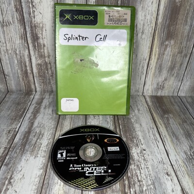 Tom Clancys Splinter Cell Original Xbox No Manual or Cover | eBay