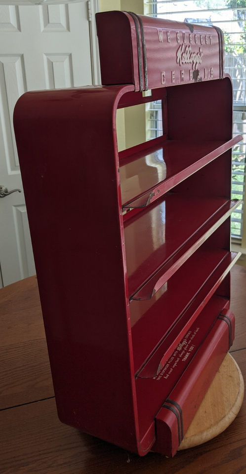 Kellogg’s Cereal General Store Display Rack Metal Vtg Art Deco 30s ...