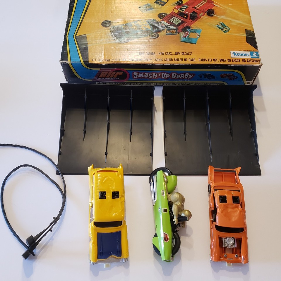 Kenner SSP Smash Up Derby Box Set Extra Racer General Mills Jalopies ...
