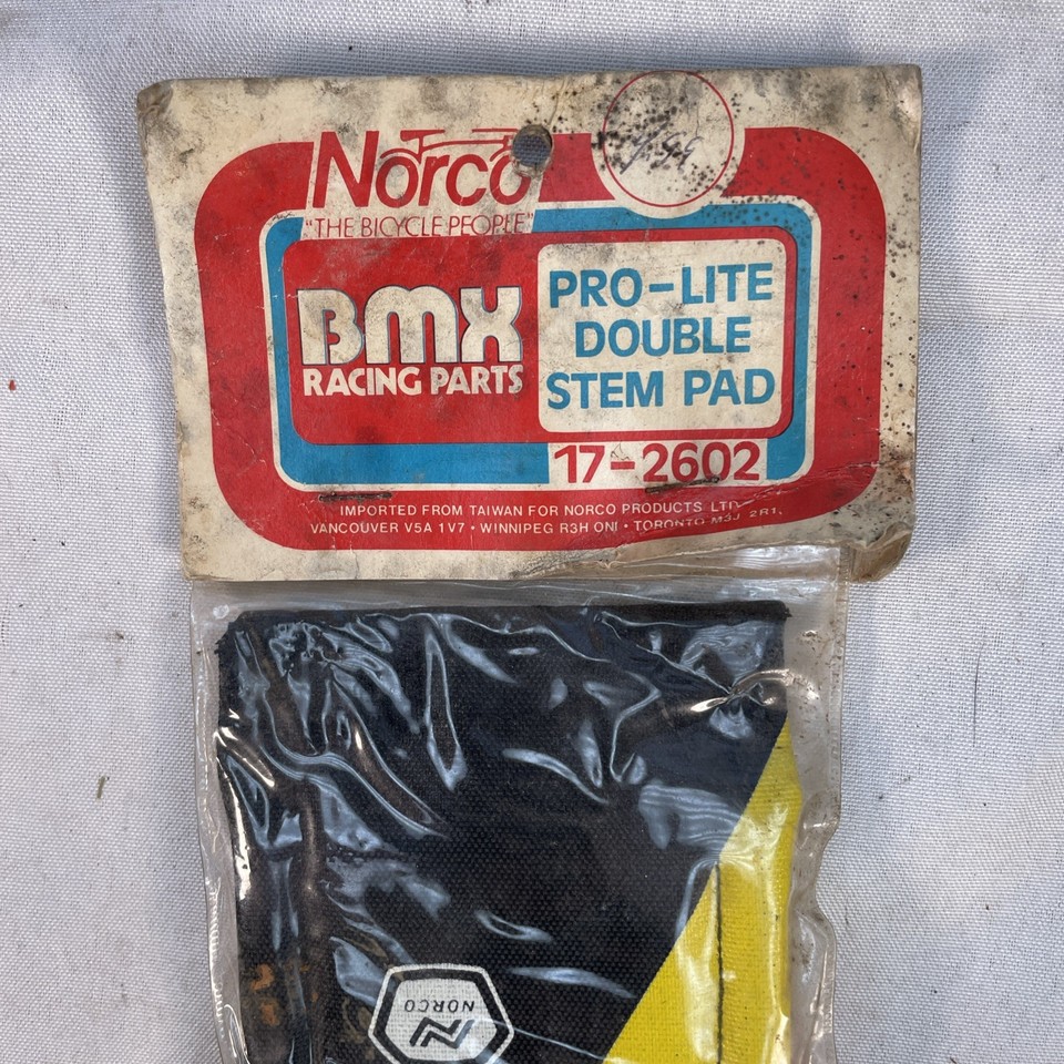 Vintage Norco Pro-Lite Double Stem Pad (NOS) New Old School Bmx Retro ...