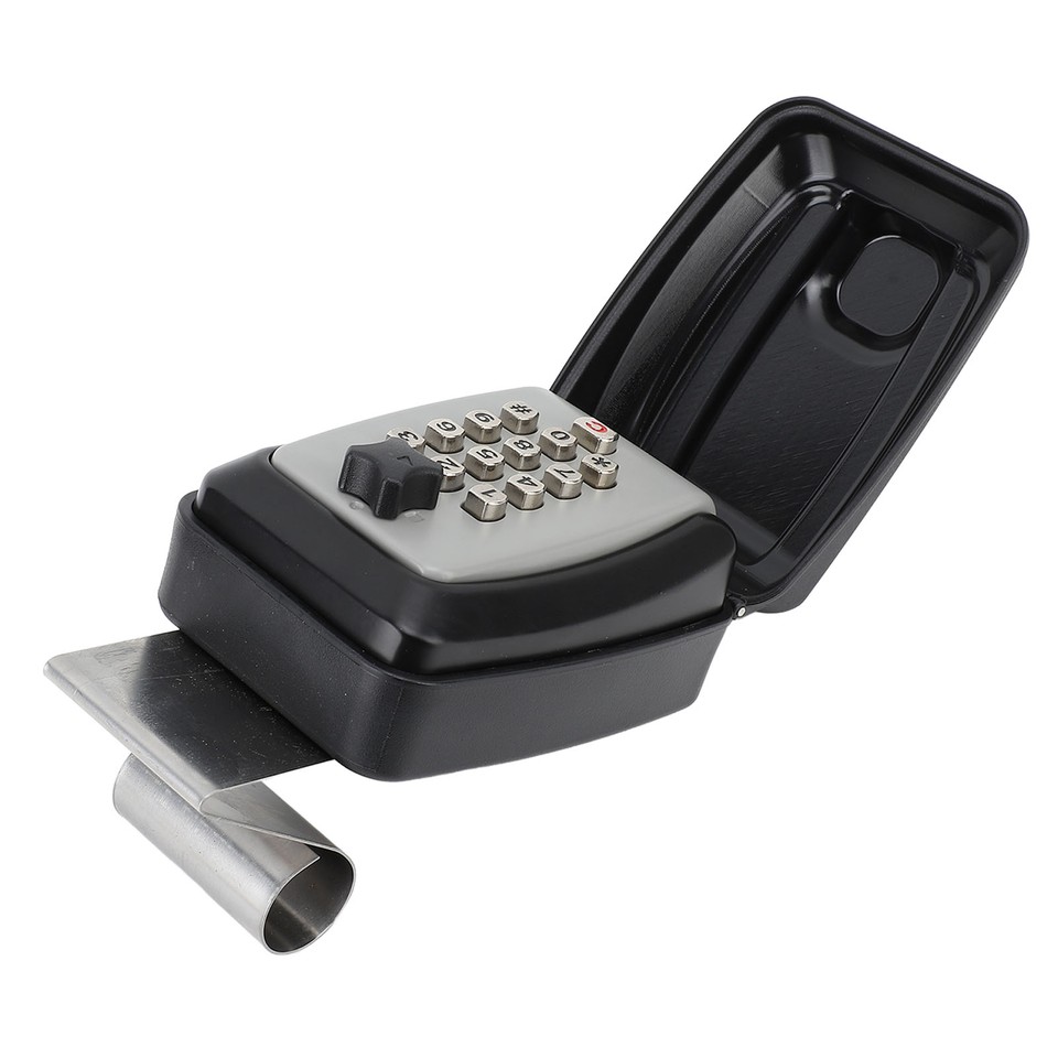 Car Window Key Safe Box Multi-Purpose Push Button Key Lock Box 12 Digit ...