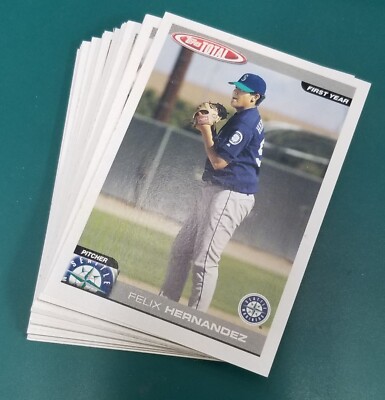 2004 Topps Total Baseball Seattle Mariners Team Set Includes Felix ...