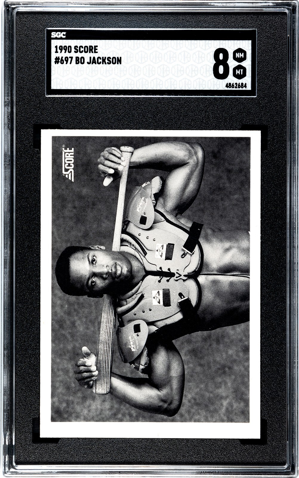 1990 Score Bo Jackson Bo Knows Baseball & Football #697 SGC 8 NM-MT | eBay