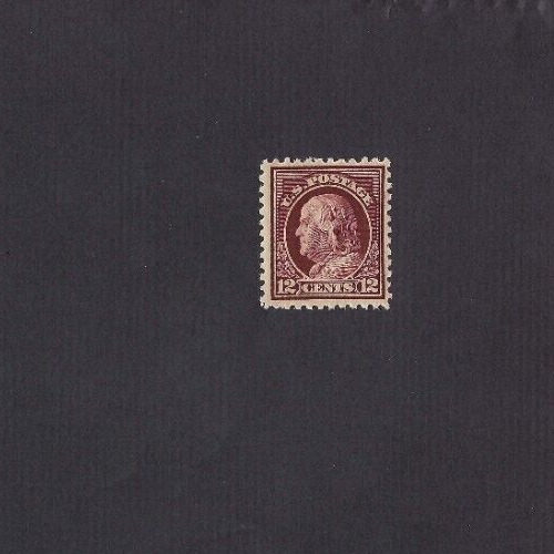 US Stamp Scott# 512 1917 12c Franklin Claret Brown VF MNH | eBay