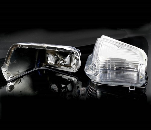 1x LEFT SIDE WING DOOR MIRROR INDICATOR LENS CLEAR for VW CRAFTER 2006 ...