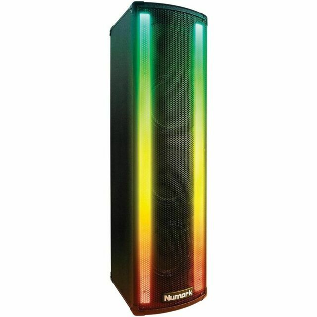 Numark Lightwave Portable Powered Array Speaker With LED Effect for ...