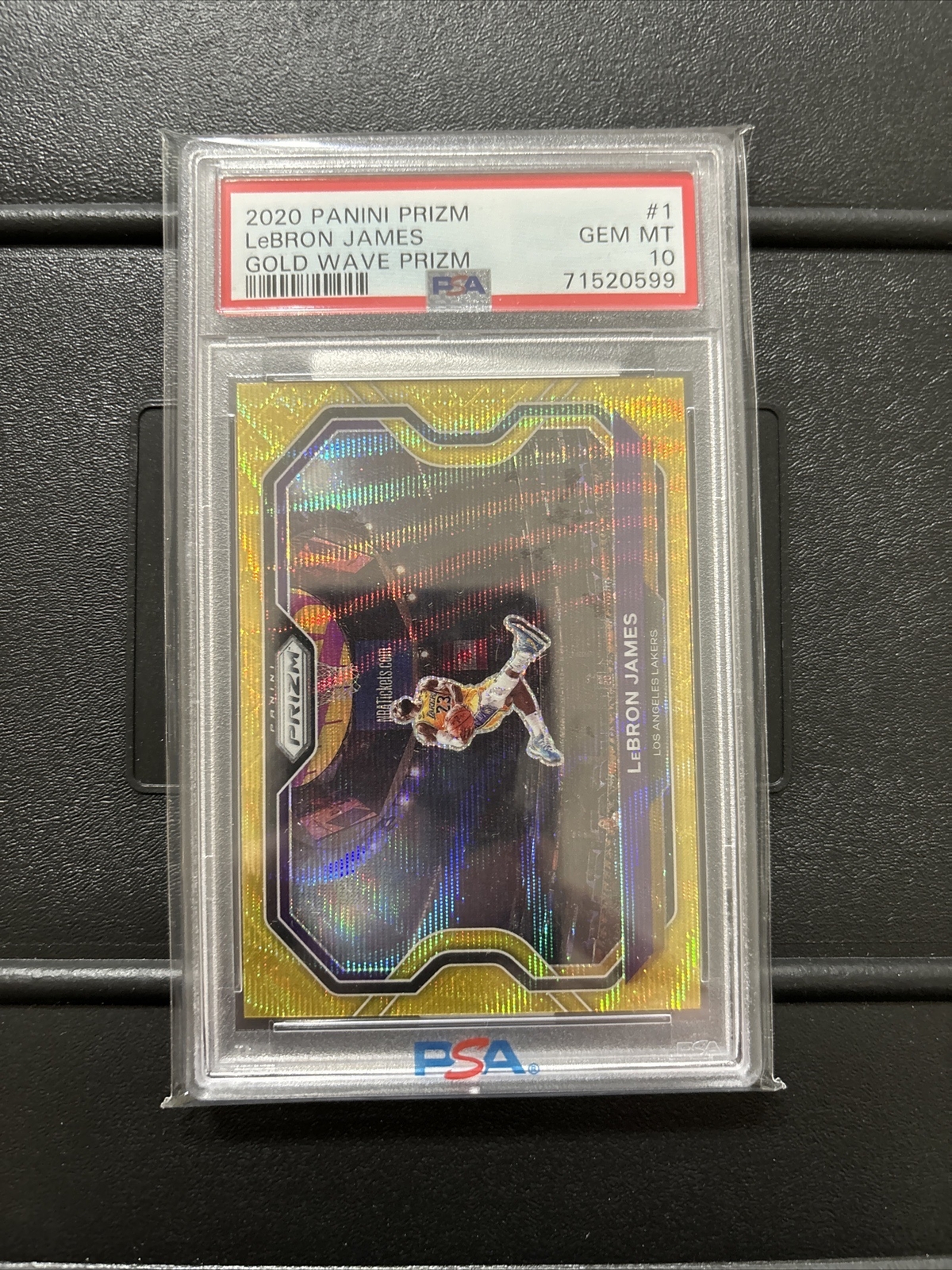 2020-21 Panini Prizm - Gold Wave Prizm #1 LeBron James for sale online ...