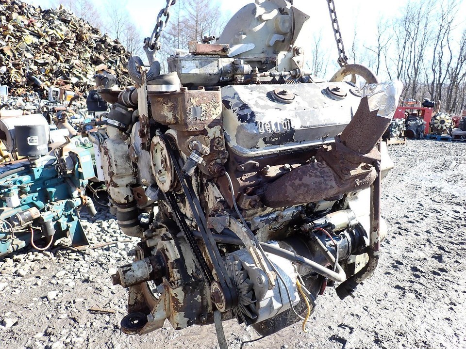 Detroit Diesel 6V71 Engine STRONG RUNNER! VIDEO! V6 GM | eBay