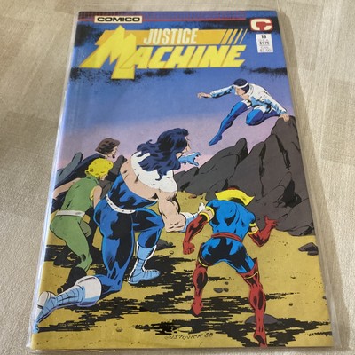 Justice Machine #18. Comico 1988. NM- | eBay