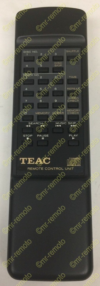 OEM Genuine TEAC Remote Control for CD Player PD-D850 PD-D860 PD-D880 ...