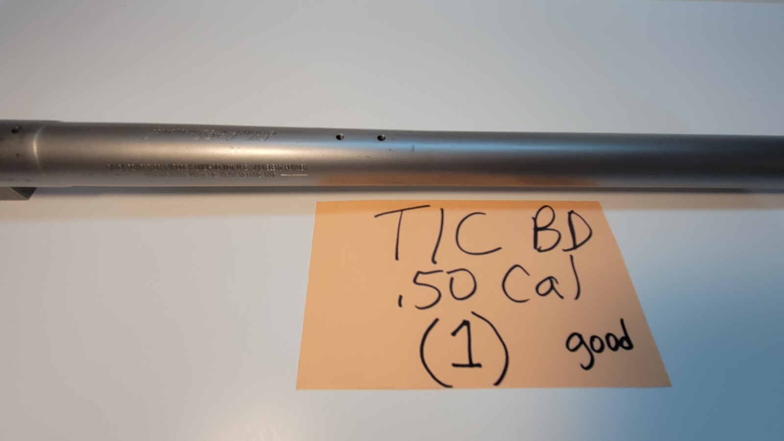 T/C Black Diamond .50 Cal. Inline Muzzleloader Nickel Barrel W/O Breech ...