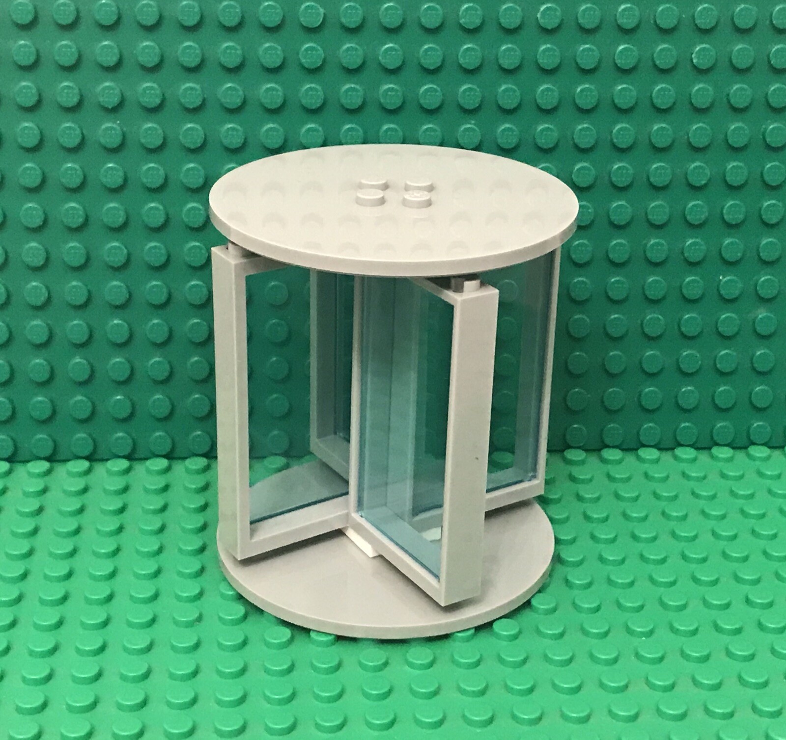 Lego City Town Light Bluish Gray Revolving Door,Trans-light Blue Glass ...