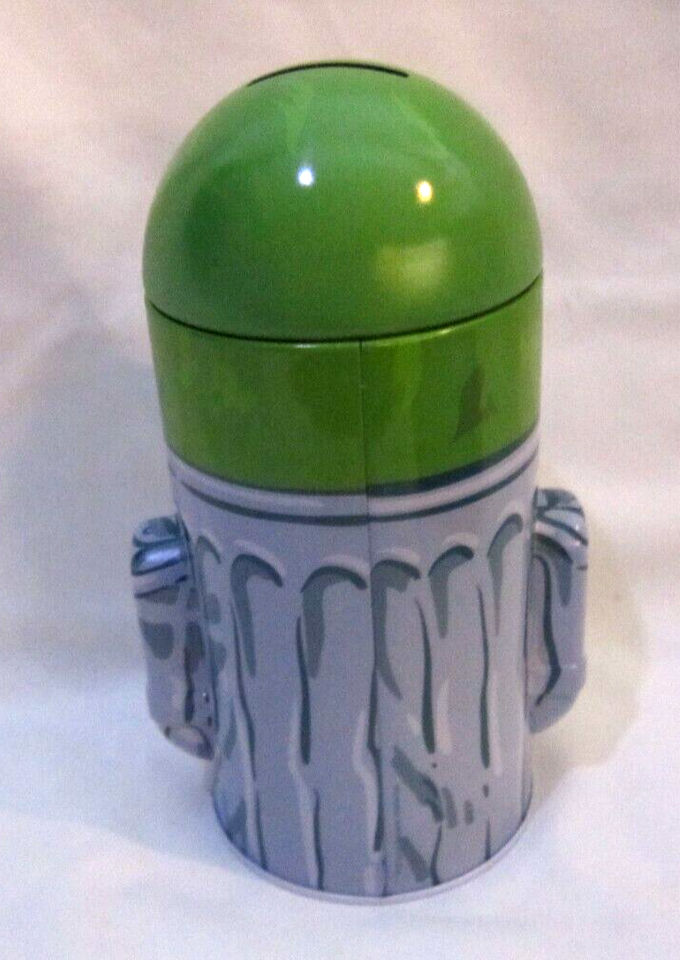 Sesame Street 7" H Oscar the Grouch Tin Metal Coin Bank Piggy Bank Coin ...