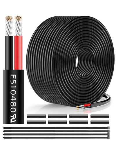 16 Gauge Wire 16/2 2 Conductor Electrical 16 AWG 100FT 16Ga Automotive ...