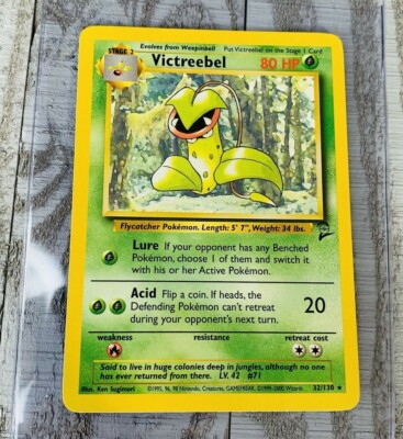 Victreebel 32/130 Base Set 2 NON-HOLO Rare Pokemon Card Very Good+ | eBay