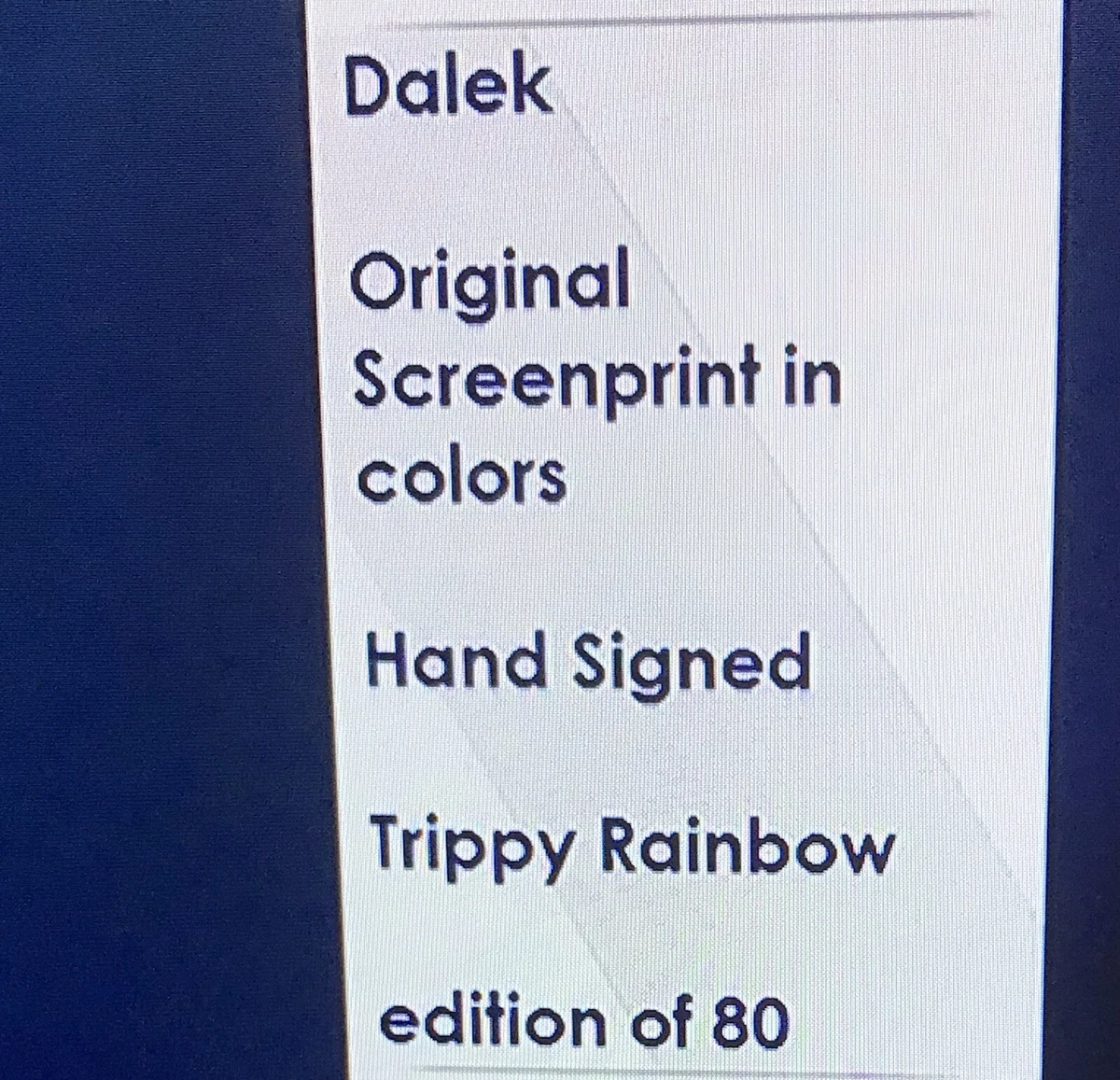 Original Dalek In Color