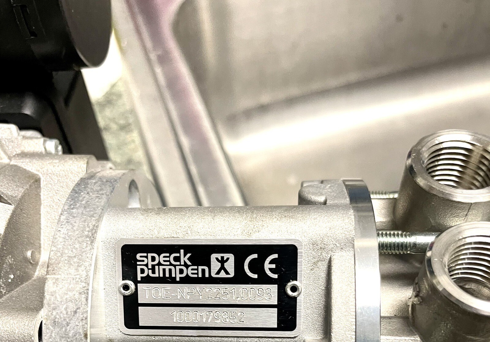 SPECK PUMPEN TOE-NPY2251.0093 NPY-2251 NBF 83/2D-11 115V 2820/3360 RPM ...