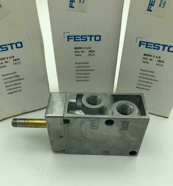 Festo Solenoid Valve Mofh-3-1/4 7876 Serie B802 Magnetventil Boxed Part ...