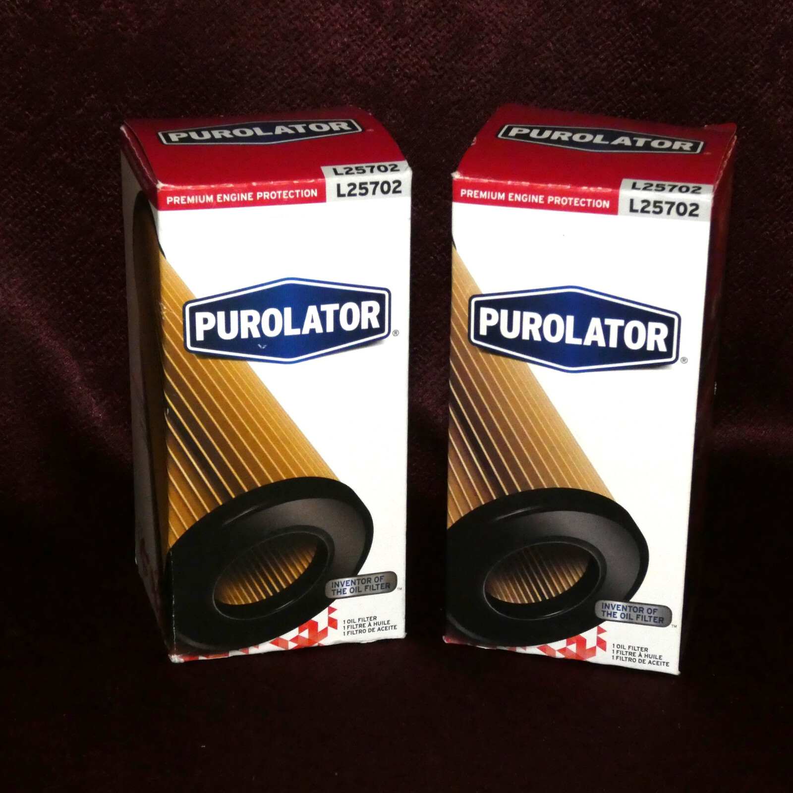 Lot of 2 NEW Purolator L25702 Oil Filters | eBay
