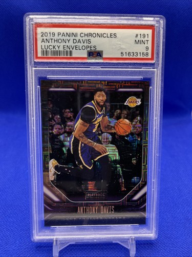 2019-20 Chronicles Anthony Davis LAKERS Lucky Envelopes PSA 9 MINT 🔥POP ...