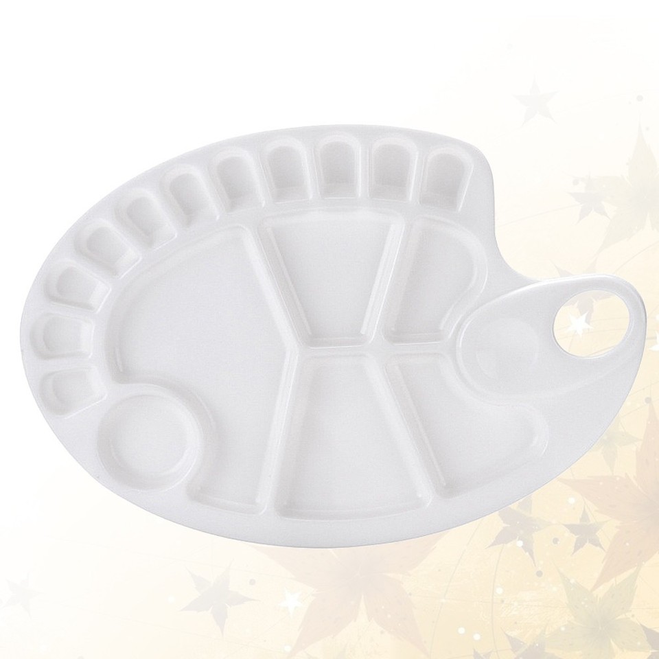 2pcs Fish Shaped Painting Pigment Color Mixing Trays Multi-function Art ...