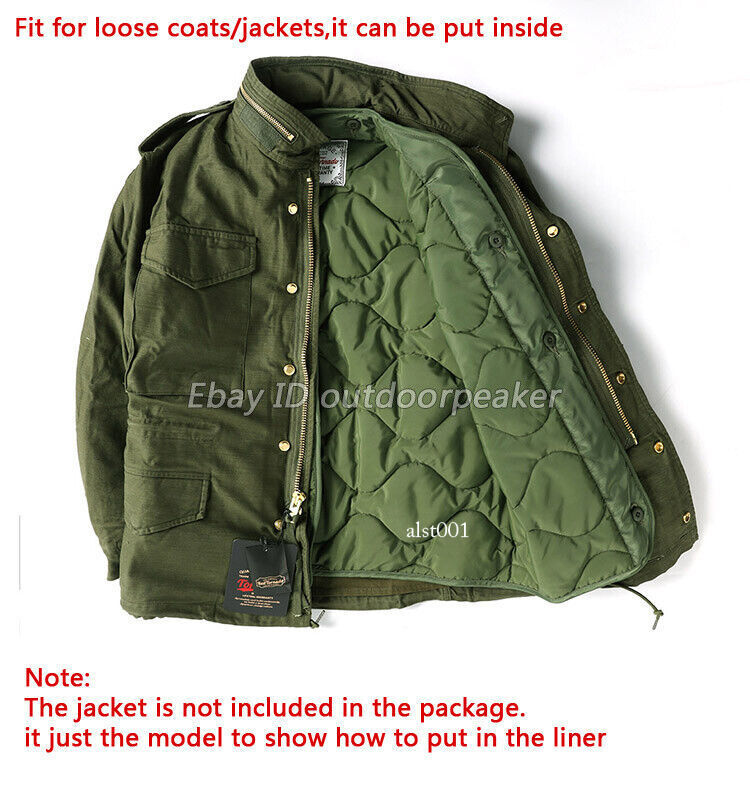 Red Tornado Men's Military M65 Field Jacket Liner M65 Liner Coat ...